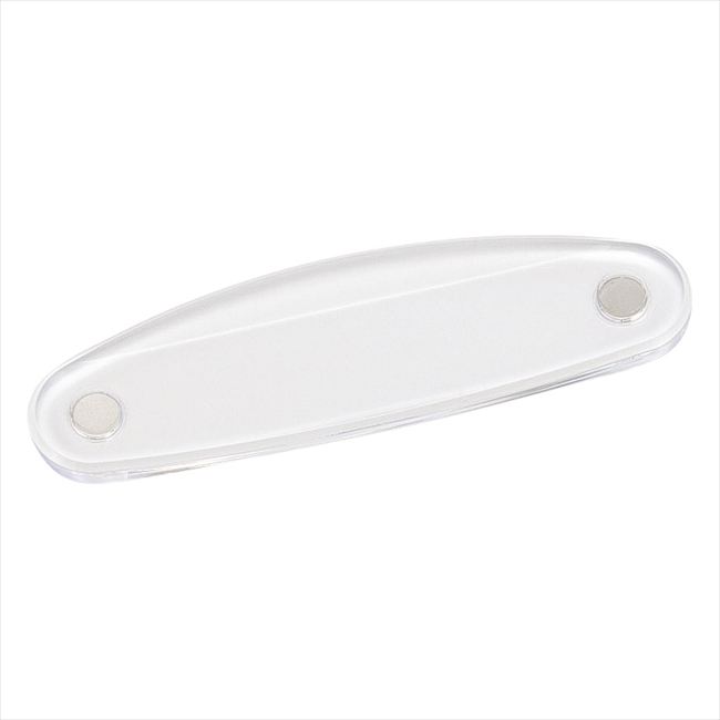 ■商品紹介：2点止めの強力なネオジウムマグネットでメモや伝票をしっかり押さえます。 ■商品内容：本体（約32×110×6mm）×1 ■材質：PS・ネオジウムマグネット ■重量：約20g ■原産国：中国製 メーカー希望小売価格はメーカーカタロ...