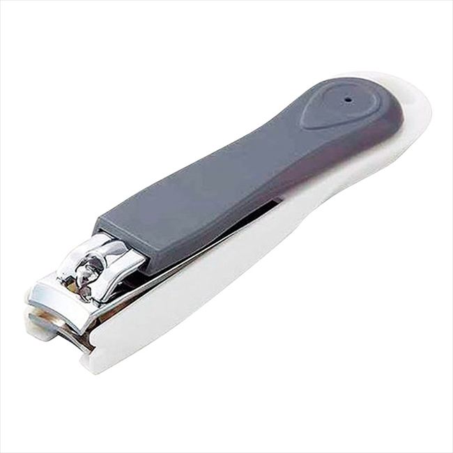 ■商品紹介：切ったつめが飛び散らない特大サイズのカバー付きつめ切りです。 ■商品内容：本体（約105×20×20mm）×1 ■材質：クロムメッキ刃物鋼・ABS ■重量：約68g ■原産国：中国製 メーカー希望小売価格はメーカーカタログに基づ...