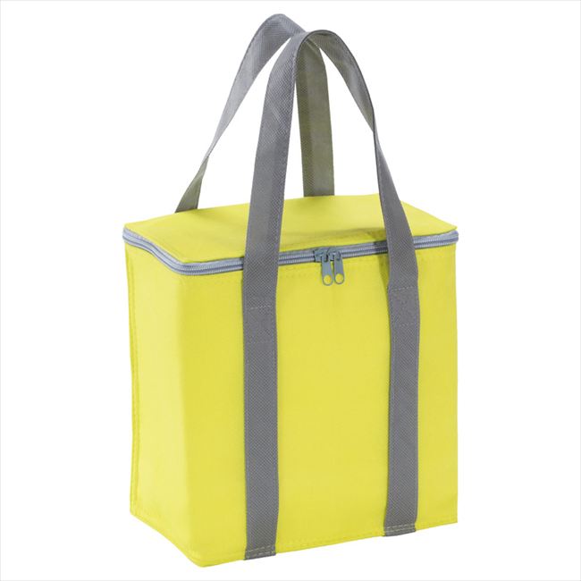 ■商品紹介：500mlペットボトルが6本入るスクエアタイプのクーラーバッグ。内側アルミ蒸着加工。 ■商品内容：本体（約130×210×230mm）×1 ■材質：不織布・アルミ蒸着フィルム ■重量：約53g ■原産国：中国製 メーカー希望小売...