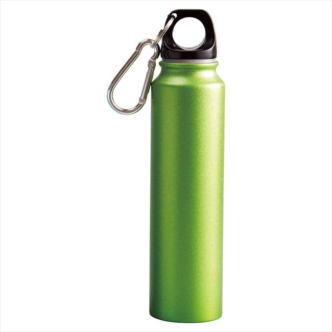 ■商品紹介：カバンの中で場所を取らないスリムなアルミボトル。携帯に便利なカラビナ付き。 ■商品内容：本体（約220ml）（約φ44×189mm）×1 ■材質：アルミ ■重量：約50g ■原産国：中国製 メーカー希望小売価格はメーカーカタログ...