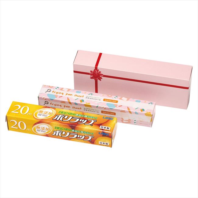 ■商品紹介：よく使うラップとフライパンシートの嬉しいセット。 ■商品内容：ポリラップ（約22×20m）・フライパンシート（ロールタイプ）（約25×3m）×各1 ■材質： ■重量：約200g ■原産国：日本・中国製 メーカー希望小売価格はメー...