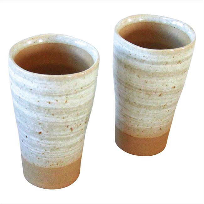 ■商品紹介：きめ細かな泡が立つコップペアーです。 ■商品内容：本体（約180ml）（約φ63×105mm）×2 ■材質：磁器 ■重量：約390g ■原産国：日本製 メーカー希望小売価格はメーカーカタログに基づいて掲載しています ■さまざまな...