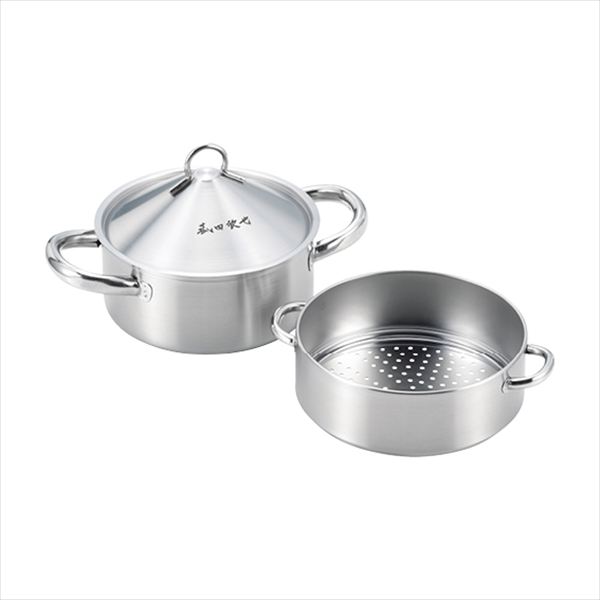 ■商品紹介実寸/25.2×16.3×19・1600?・深さ7.5・蒸し器深さ5.8 材質/ステンレス ■パッケージサイズ：箱寸/247×177×146 ■重量：約810g メーカー希望小売価格はメーカーカタログに基づいて掲載しています ■さ...