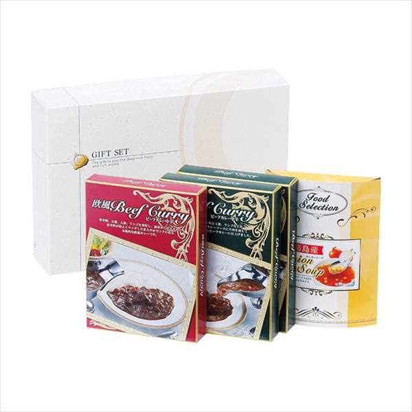 ■商品紹介内容/ビーフカレー レギュラー（中辛）:150g×2・ビーフカレー欧風（中辛）:150g×1・淡路島産フルーツたまねぎのスープ:6.2g×3《小麦》 ■パッケージサイズ：箱寸/200×290×59 ■重量：約753g メーカー希望...