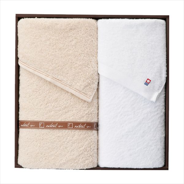 ■商品紹介内容/泉州大判バスタオル:70×140×1・今治バスタオル:60×120×1 材質/綿100% ■パッケージサイズ：箱寸/400×400×63 ■重量：約1106g メーカー希望小売価格はメーカーカタログに基づいて掲載しています ...