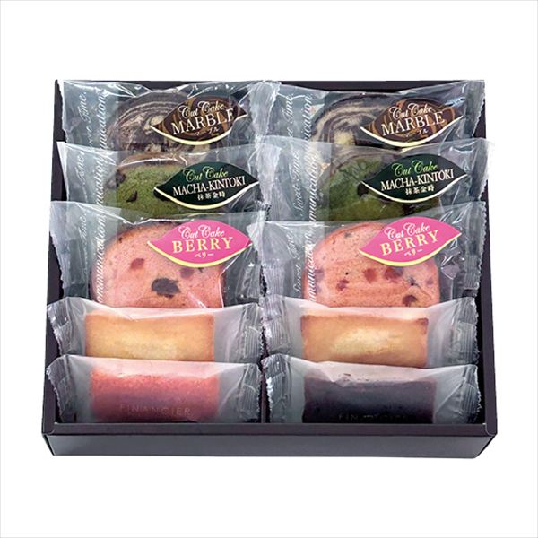 ■商品紹介内容/パウンドケーキベリー×2・パウンドケーキマーブル×2・パウンドケーキ抹茶金時×2・フィナンシェプレーン×2・フィナンシェベリー×1・フィナンシェショコラ×1《卵・乳・小麦》 ■パッケージサイズ：箱寸/205×235×50 ■...