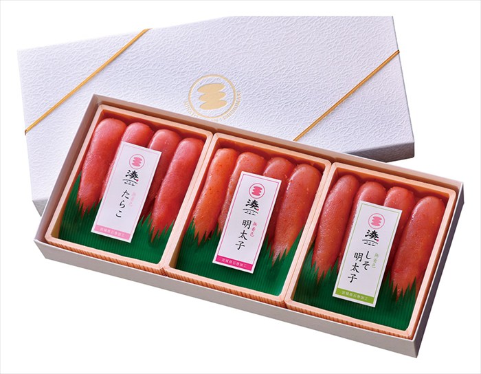 ■お中元専用商品となります。商品出荷日：6月12日から8月6日ごろ 　 ■商品紹介：手軽な贈り物に喜ばれる、リーズナブルなセット。みなと自慢の無着色シリーズ3種類を詰め合わせました。 ■商品内容：無着色たらこ80g・無着色明太子80g・無着...