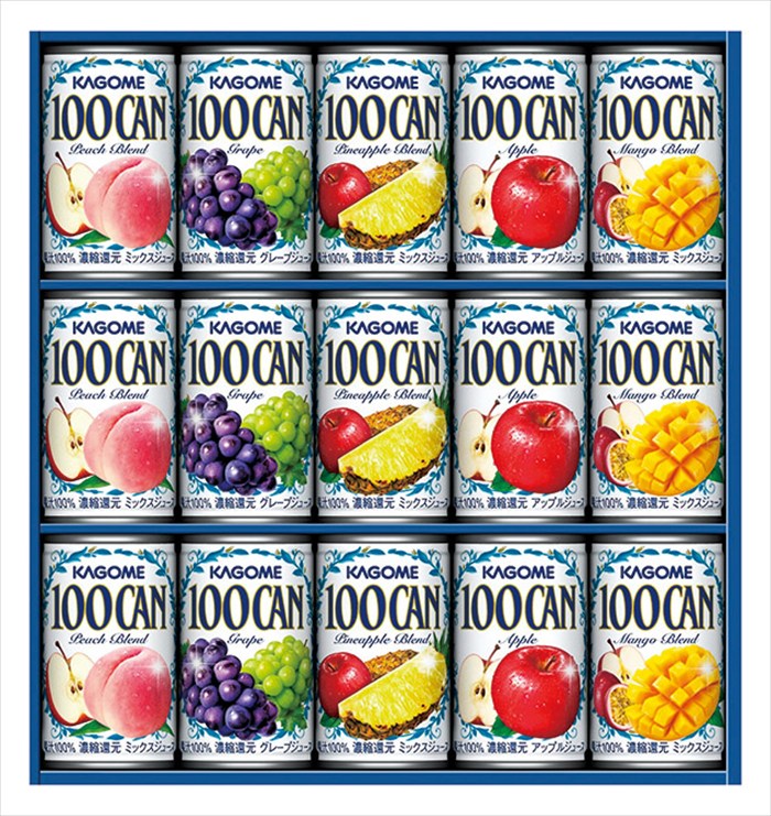 ■お中元専用商品となります。商品出荷日：6月12日から8月6日ごろ 　 ■商品紹介：100%フルーツジュースのベストセラー!! ■商品内容：100CAN(ピーチブレンド・グレープ・パインアップルブレンド・アップル・マンゴーブレンド)各160...