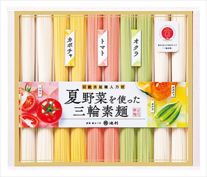 ■お中元専用商品となります。商品出荷日：6月12日から8月6日ごろ 　 ■商品紹介：そうめん発祥の地"三輪の里"で江戸時代より伝統の技を守り、熟練の麺師が一筋一筋丁寧に作り上げています。手延べ三輪そうめん独特のしっかりしたコシはそのままに、...