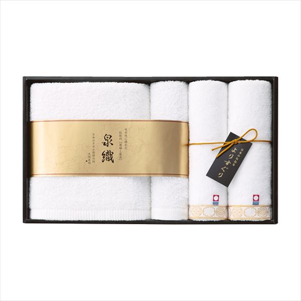 ■商品紹介内容/泉州バスタオル:60×120×1・今治フェイスタオル:34×80×2・泉州ハンドタオル:34×35×1 材質/綿100% ■パッケージサイズ：箱寸/240×415×65 ■重量：約755g メーカー希望小売価格はメーカーカタ...