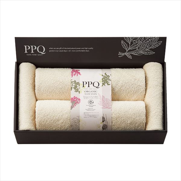 ■商品紹介内容/バスタオル:60×120×2・フェイスタオル:34×80×2 材質/綿100%（パイル部分:オーガニックコットン100%） ■パッケージサイズ：箱寸/220×430×100 ■重量：約1055g メーカー希望小売価格はメーカ...