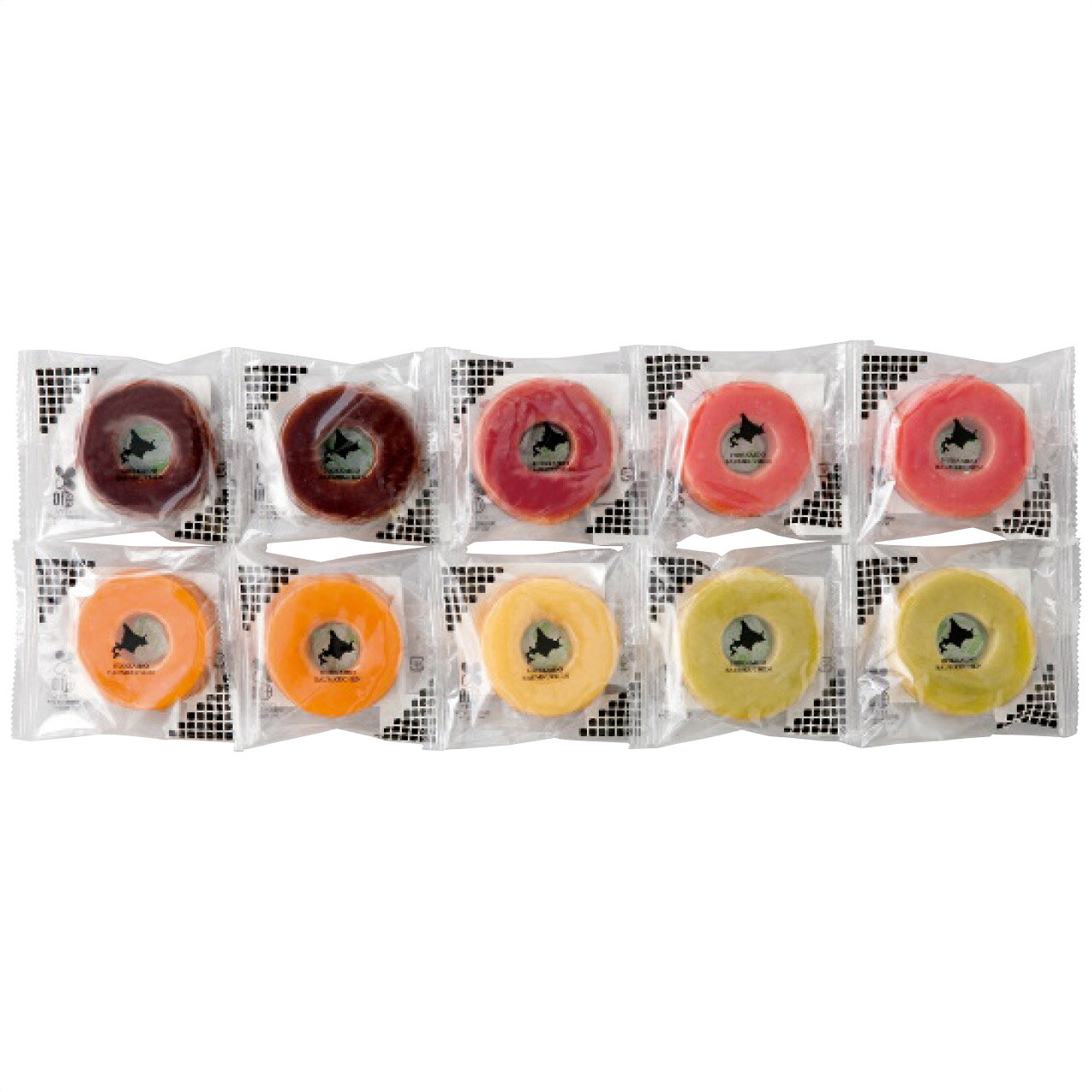 ■お歳暮専用商品となります。商品出荷日：11月上旬から12月上旬ごろ ■商品紹介：和菓子職人が考案した、餡でコーティングしたバウムクーヘンです。ミニサイズのバウムにさまざまなフルーツを使用した餡をたっぷりとかけました。見た目もカラフルな和洋...