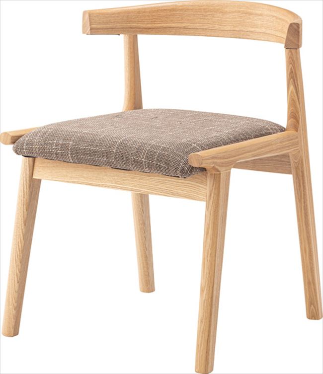■商品紹介： ■サイズ：W52×D51×H65×SH42 ■重量：12(kg) ■組立について：完成品 ※付属工具：なし ■スペック：天然木(アッシュ) ウレタン塗装 ポリエステル コットン ダイニングチェア ブックボックス ボックス ダミ...