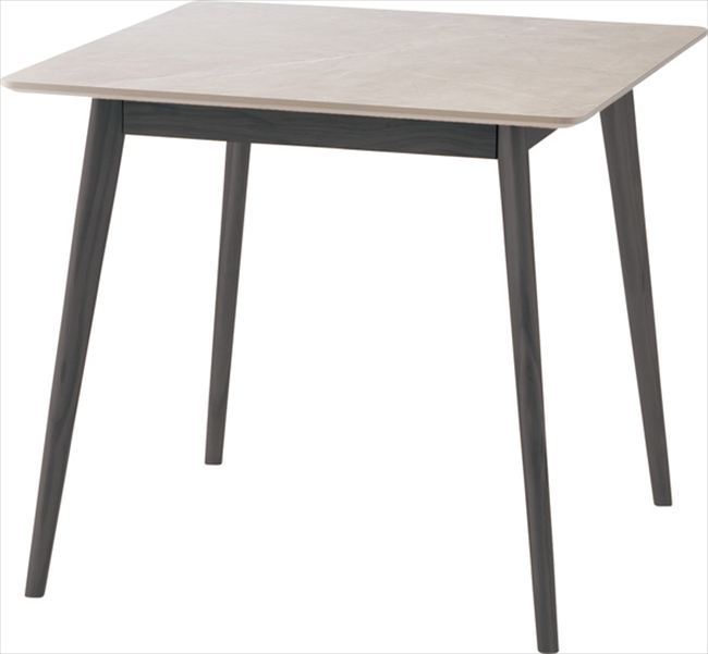 ■商品紹介：人気のコンパクトテーブルにトレンドの大理石調のデザインが登場。ストーン柄の天板は様々なテイストのアイテムと相性が良く、細身の脚が圧迫感のないすっきりとした印象を与えてくれます。●脚先に保護フェルト付き●簡単に組立可能●表面は凹凸...