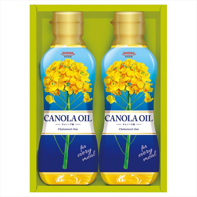 ■商品紹介： 菜種を原料とした、オレイン酸を含むピュアオイルです。 ■商品内容：セット内容/キャノーラ油（300g）×2 ■パッケージサイズ：22×16×5.5cm ■賞味期限（ある場合）：常温1年6ヶ月 メーカー希望小売価格はメーカーカタ...