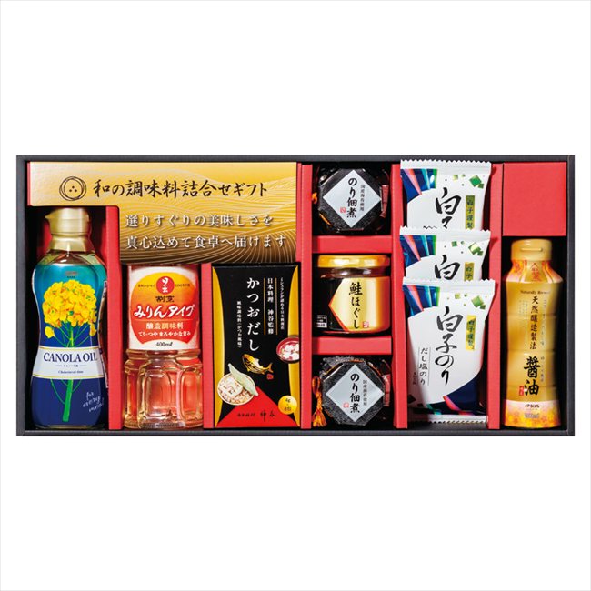 ■商品紹介：ミシュランが認める日本料理店「神谷」監修の味をご家庭でもお楽しみください ■商品内容：セット内容/白子だし塩のり（8切5枚）×3、のり佃煮（80g）×2、鮭ほぐし（50g）・かつおだし（4g×8袋）・伊賀越 天然醸造醤油（200...