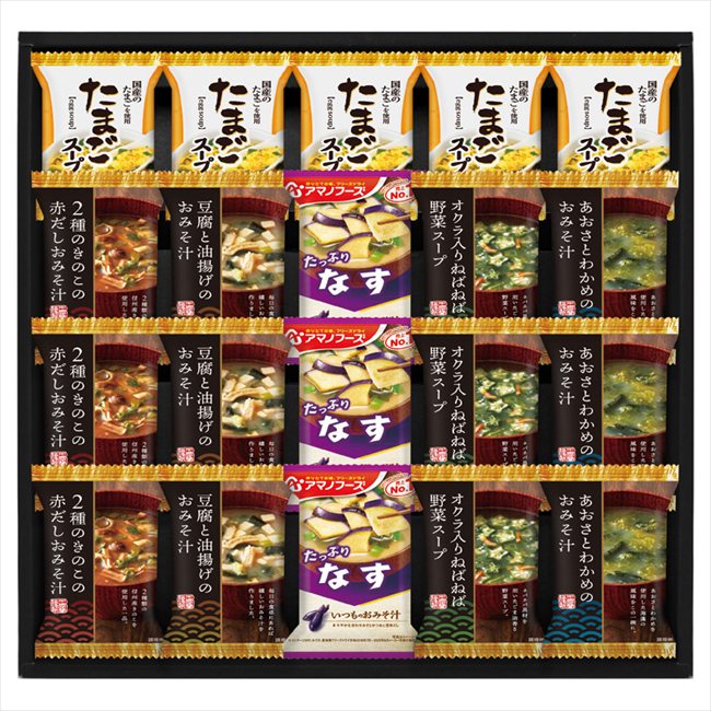 ■商品紹介：「凍結&乾燥」の技術で、作りたての美味しさをギュッと閉じ込めたフリーズドライ食品。栄養価も閉じ込めるとともに素材本来の旨味までお楽しみいただけます。 ■商品内容：セット内容/たまごスープ（6.4g）×5、豆腐と油揚げのおみそ汁・...