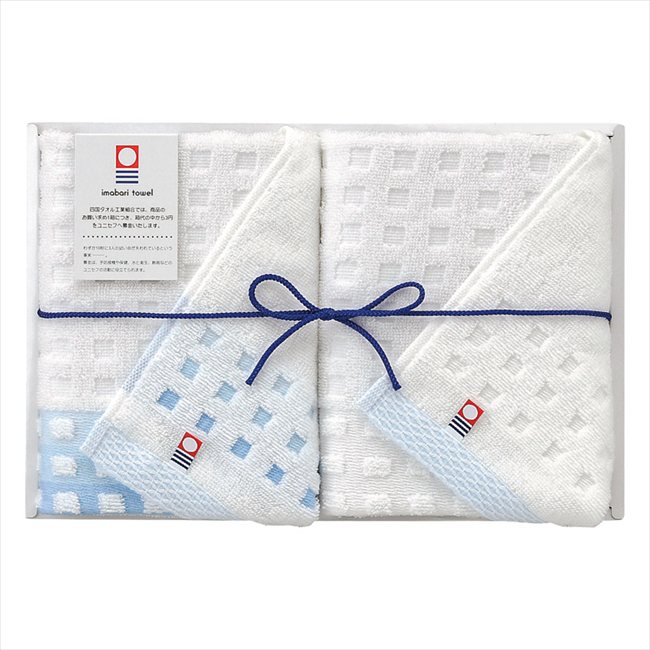 ■商品紹介： ジャカード・今治ネーム付き ■商品内容： 綿100% ■パッケージサイズ：20×30×4cm ■賞味期限（ある場合）： メーカー希望小売価格はメーカーカタログに基づいて掲載しています ■さまざまなギフトアイテムをご用意しており...