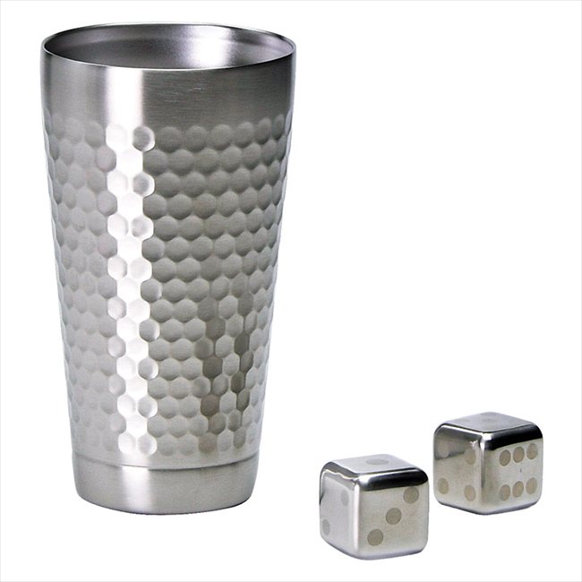 ■商品紹介：二重タンブラーとアイスキューブのセットは、お洒落に飲み物を楽しむ為のベストパートナー。サイコロは『どう転んでも目（芽）がでる』ということから縁起物とされています。 キューブは冷凍庫で冷やして使用。約200mlの液体に2〜3個で2...