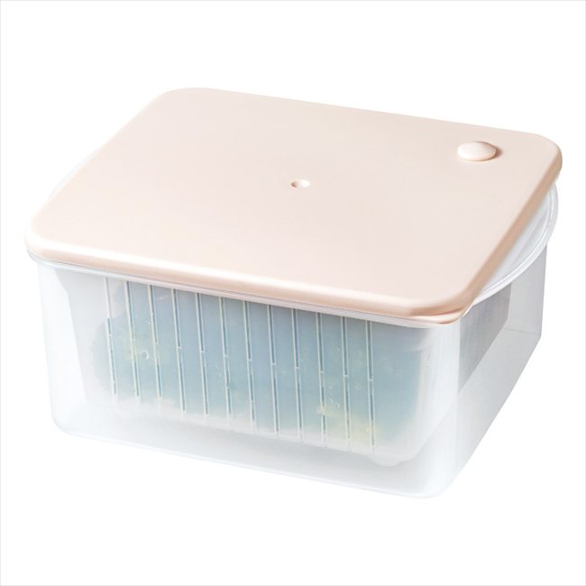 ■商品紹介：ザルがついた便利なレンジ調理・保存容器。 レンジで蒸す、水を切る、水にさらすとこれ一つで下ごしらえ。おいしくヘルシーな温野菜や蒸し調理が簡単にできます。あさりの砂抜きや蒸し料理、豆腐の水切り、あく抜き、辛味とりなど様々な用途でお...