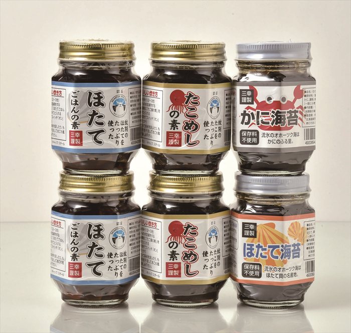 送料無料 北海道産地直送 三幸 オホーツクのごはんの友セット ※ご注文後約7〜10日前後での発送となります。沖縄・離島へは別途配送料が発生いたします お取り寄せグルメ スイーツ メーカー希望小売価格はメーカーカタログに基づいて掲載しています...