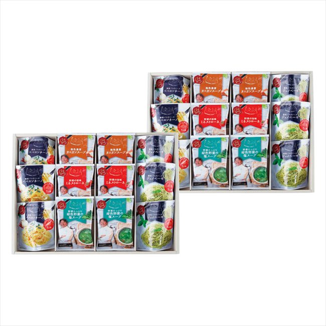 ■商品紹介：フレンチの料理人、坂井宏行監修。懐石料理とフランス料理を融合し、日本人の口に合うフランス料理を研究。常に新たなことに取り組み、挑戦してきた坂井宏行が、ご家庭で簡単に本格スープを食して頂けるよう監修しました。 ■商品内容：ジェノベ...