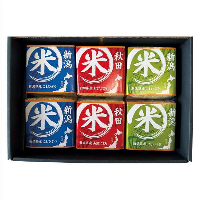 ■商品紹介：米どころ新潟のコシヒカリ・こしいぶき、秋田県産あきたこまちの食べくらべができるセットにしました。新潟米を代表する「コシヒカリ」新潟米の新たな顔となった「こしいぶき」秋田の豊かな大地で育てられた「あきたこまち」を五ツ星マイスターが...