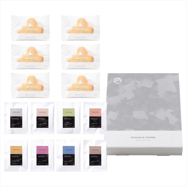 ■商品紹介： ■商品内容：クッキー×6、カプチーノ・カフェラテ・抹茶カプチーノ・ミルクココア・キャラメルマキアート・ココアオーレ・紅茶オーレ・カフェモカ×各1 ■パッケージサイズ：24.5×19×3cm ■賞味期限（ある場合）：常温5ヶ月 ...