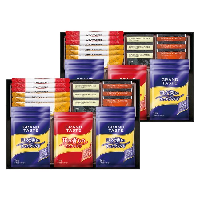 ■商品紹介：ブラックは勿論、ミルクや砂糖ともよく合う、豊かなコクのリッチブレンド、モカの香りを存分に引き出し、やわらかな味わいに仕上げた甘い香りのモカブレンド、香り豊かなフリーズドライインスタントコーヒーと北海道産生クリーム入りのクリーミー...