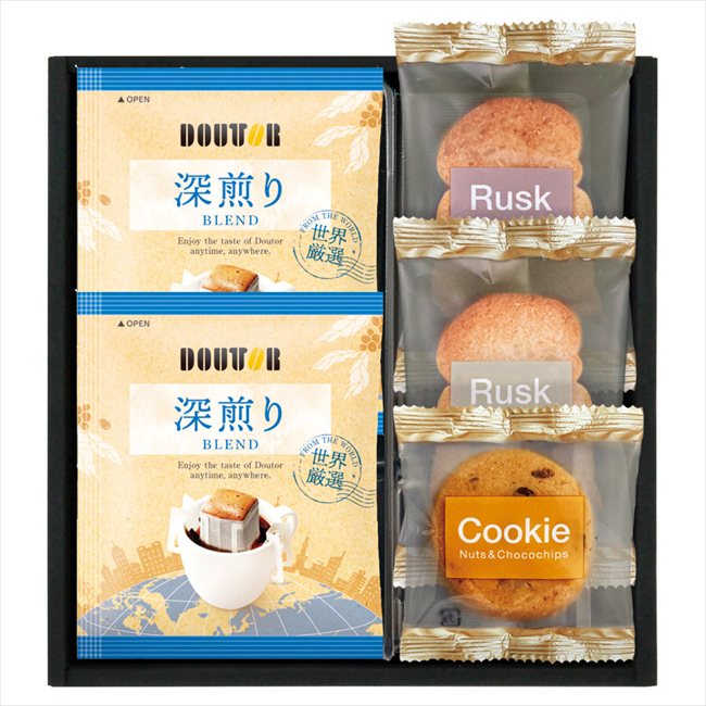 ■商品紹介：ドトールコーヒーと、甘さを抑え軽い食感に仕上げた馴染みのあるシュガーラスク、香ばしいココナッツの風味が広がるさくっとした軽い食感のココナッツラスクに、ベルギー産の粒状砂糖「パールシュガー」を加え、食感にアクセントをつけた、程よい...