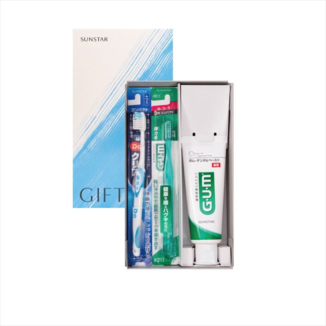 ■セット内容：GUMデンタルペーストスタンディングタイプ120g×1・GUMデンタルハブラシ×1・Doクリアハブラシコンパクト×1 ■商品サイズ： ■荷姿：化粧箱入 メーカー希望小売価格はメーカーカタログに基づいて掲載しています ■さまざま...