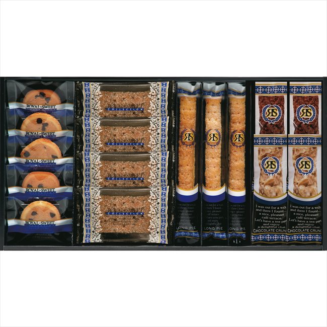 ■セット内容：ロングスティックパイ×3、チョコクランチバー（ホワイト×2、ミルク×2）、チョコチップクッキー×5、スクエアパイ（ショコラ）×4 メーカー希望小売価格はメーカーカタログに基づいて掲載しています ■さまざまなギフトアイテムをご用...