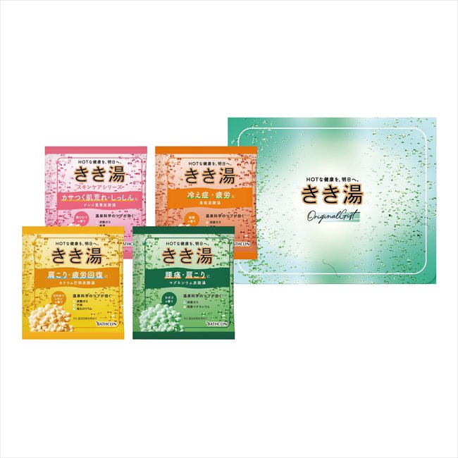 ■セット内容：きき湯30g×4（マグネシウム炭酸湯×1、カリウム芒硝炭酸湯×1、クレイ重曹炭酸湯×1、食塩炭酸湯×1） メーカー希望小売価格はメーカーカタログに基づいて掲載しています ■さまざまなギフトアイテムをご用意しております。 内祝　...