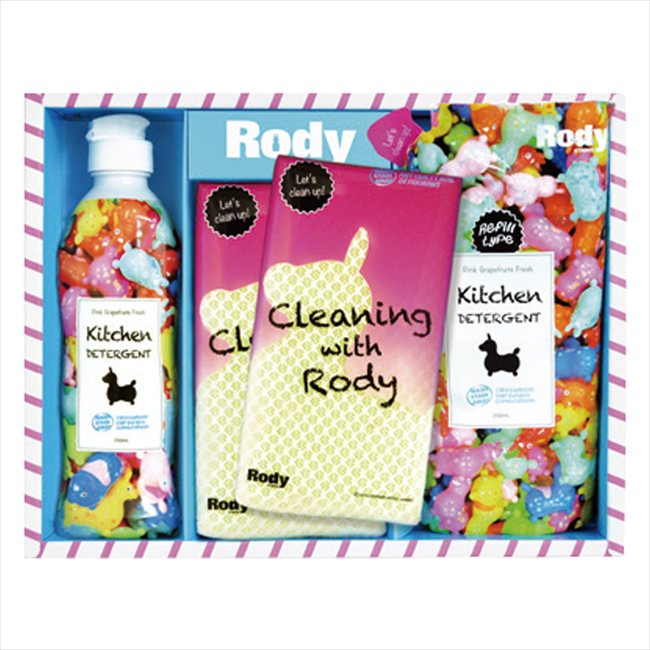 ※商品はお取り寄せとなりますのでご注意ください ■商品説明： ■商品内容: ロディ食器洗剤250mL、詰替200mL・ロディメッシュクリーナー×2（中国） ■商品重量／容量：680g／ ■商品サイズ／パッケージサイズ：／205×258×55...