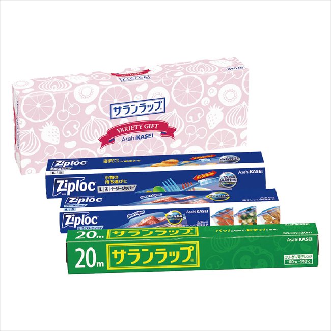 ※商品はお取り寄せとなりますのでご注意ください ■商品説明： ■商品内容: サランラップ30cm×20m・ジップロックフリーザーバッグL5枚入（タイ）・ジップロックイージージッパーL3枚入（メキシコ） ■商品重量／容量：390g／ ■商品サ...