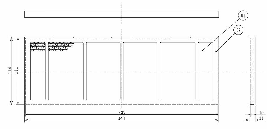 Nox吸収フィルター 換気扇 24時間換気システム用 【外形寸法(高さ×幅×奥行) (mm)】11×344×114 ■ご使用に関するご注意 1．ロスナイセントラル換気システムの、給気フィルターユニットに挿入してご使用ください。 2．必ず外気...