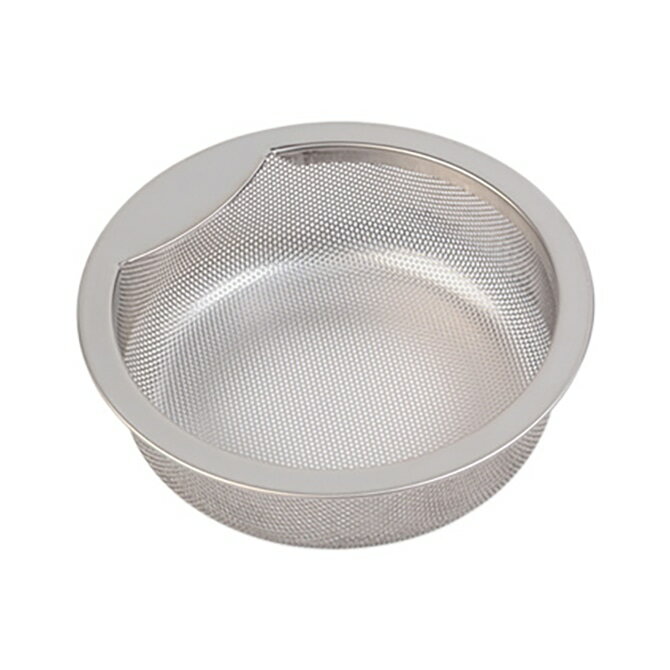 キッチン排水口のステンレス製カゴです。カゴのサイズは、幅144mm×高さ46.5mmです。排水口のサイズを十分ご確認ください。【仕様】 ●材質：ステンレス●サイズ：排水口径144mm（カゴ径121.8mm）×高さ46.5mmご不在時の商品配...