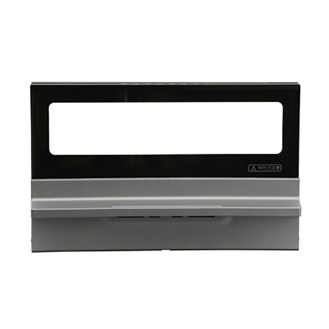 コンロ正面のグリル扉です※ 支持枠は別売品です※お届けまでに約1週間程度かかる場合がございます。【仕様】 ●サイズ：幅248mm×高さ156mm×奥行57mm●色：シルバー（取手部）　【ハーマン品コード】DW3X13004101ご不在時の商...