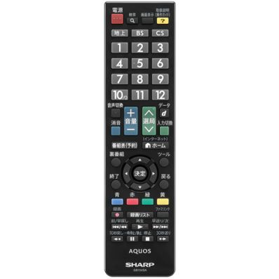 0106380471 シャープ[SHARP] シャープ　液晶テレビ用　リモコン＜ブラック系＞（010 638 0471）対応する製品一覧LC-32W25-B、LC-40W20-B、LC-50W20-Bご不在時の商品配達のご連絡のため、電話番...