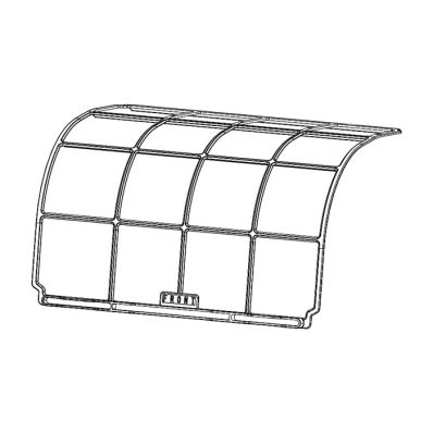 シャープ SHARP エアコン用 エアーフィルター（1枚）（205 337 0833） 2053370833適合本体品番AC-22LHV、AC-22PHV、AC-22SFE、AC-22TFE、AC-22THV、AC-25LHV、AC-25P...