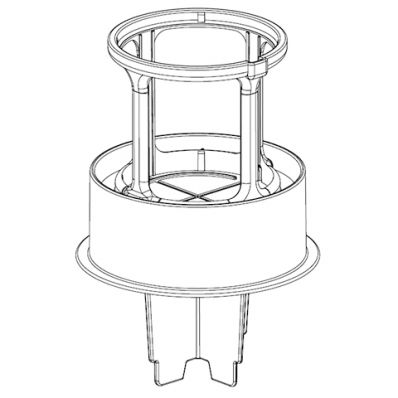 シャープ[SHARP] 【2172210600】 掃除機用 筒型フィルター(下)（217 221 0600） 【純正品】【適合本体品番】EC-SR5-P、EC-SR5-S【適合本体品番を必ずご確認ください】部品ご購入の際には、お手持ちの本体...