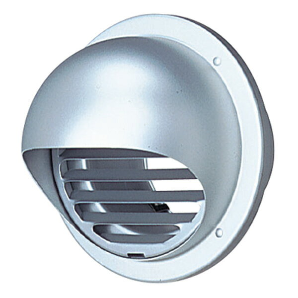 【SFX65】 ベンテック ダクト用エクステリア部材 アルミ製丸形パイプフード(ガラリ付) 【メーカー直送】 【代引決済・後払い決済不可】丸形、ガラリ付表面仕上／材質：アルマイト加工ブラック塗装（−K)●ねじ止め用カウンターパンチ穴（半抜き...