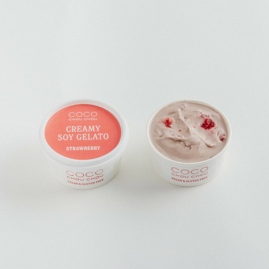 &nbsp; 乳製品を使わずに、ここまでクリーミー。 甘酸っぱい苺の風味が広がる贅沢なストロベリージェラート3個セット。 有機豆乳をベースに仕上げた、ヴィーガンジェラート。 卵・乳製品を使わず、植物性素材だけで作ったとは思えない、なめらかで...