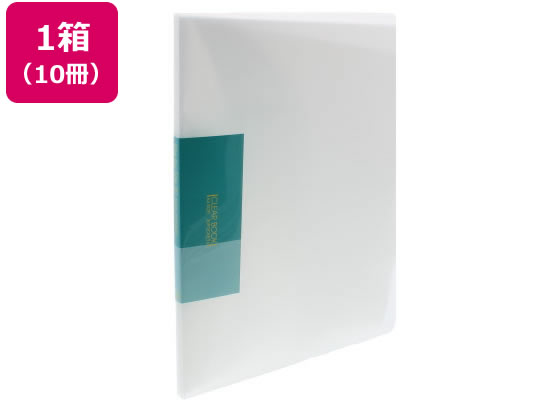 【商品説明】上から入れる中紙なしのポケット。【仕様】●表紙色：クリヤー●サイズ：A4タテ●外寸法：縦308×横228mm●背幅：10mm●ポケット枚数：20枚●中紙：なし●材質：表紙・ポケット／ポリプロピレン●背見出し紙差替え可能●注文単位...