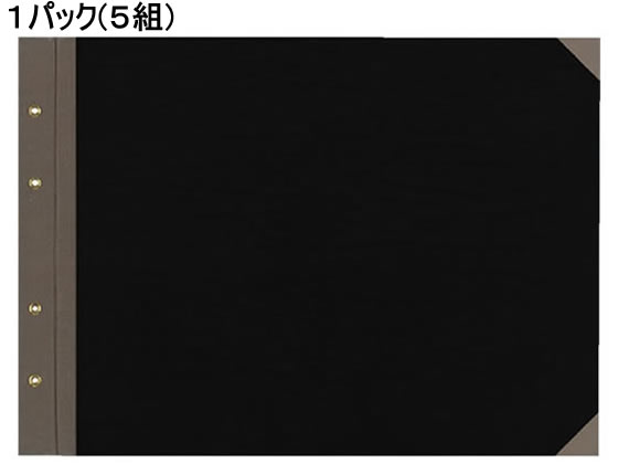 【仕様】●サイズ：B4（縦267×374mm）●仕様：横とじ、4穴、背コーナー布貼り●2枚1組●クロス張り●注文単位：1箱（5組）●グリーン購入法適合●GPNエコ商品ねっと掲載【検索用キーワード】こくよ　つづりこみひょうし　ツヅリコミヒョウ...