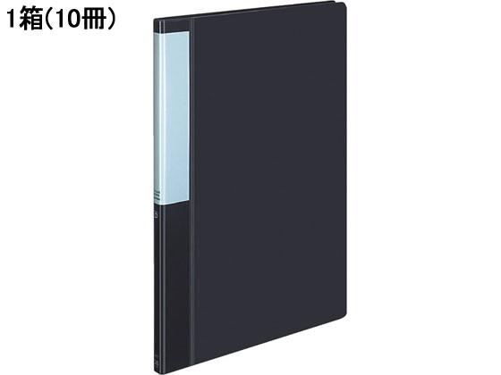 【仕様】●表紙色：ダークグレー●サイズ：A4タテ●外寸法：縦307×横230mm●背幅：15mm●ポケット枚数：20枚●中紙：あり●材質：表紙・ポケット／R−PP●背見出し紙差替え可能●注文単位：1箱（10冊）●グリーン購入法適合●GPNエ...