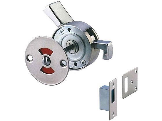 【商品説明】トイレなどの施錠【仕様】●適用扉厚：28〜40mm●バックセット：25mm【備考】※メーカーの都合により、パッケージ・仕様等は予告なく変更になる場合がございます。【検索用キーワード】アイワ金属　Aiwa　あいわきんぞく　引戸WC...