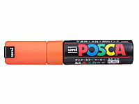 【仕様】●インク色：橙●筆記線幅：8mm●水性顔料インク●POP制作、看板書きに最適な太字サイズ(角芯)。●金属やガラスにも鮮やかな文字やイラストが書けます。●長さ：123．3mm●グリーン購入法適合●GPNエコ商品ねっと掲載【検索用キーワ...
