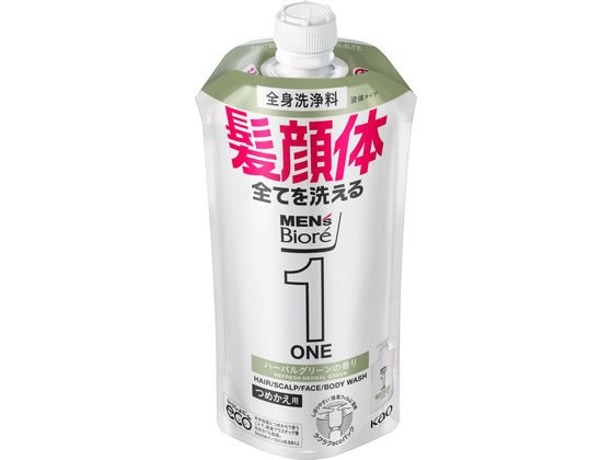 【仕様】髪、顔、体、全てを洗えるメンズビオレONEオールインワン全身洗浄料！独自開発の「高洗浄クリアジェル」で髪、体はもちろん、頭皮も含めた、落ちにくい毛穴の皮脂・汗汚れまで溶かし出して、洗い落します。1本で全身のアブラ超スッキリ！髪の毛も...
