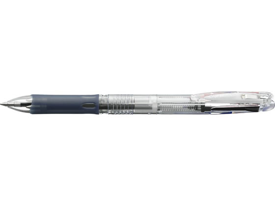【仕様】●ボール径：0．7mm●軸径：10．8mm●油性●長さ：143．1mm●ラバーグリップ●バインダークリップ●仕様：3色●インク色：黒、赤、青●軸色：透明●注文単位：1本●グリーン購入法適合●GPNエコ商品ねっと掲載【備考】※メーカー...